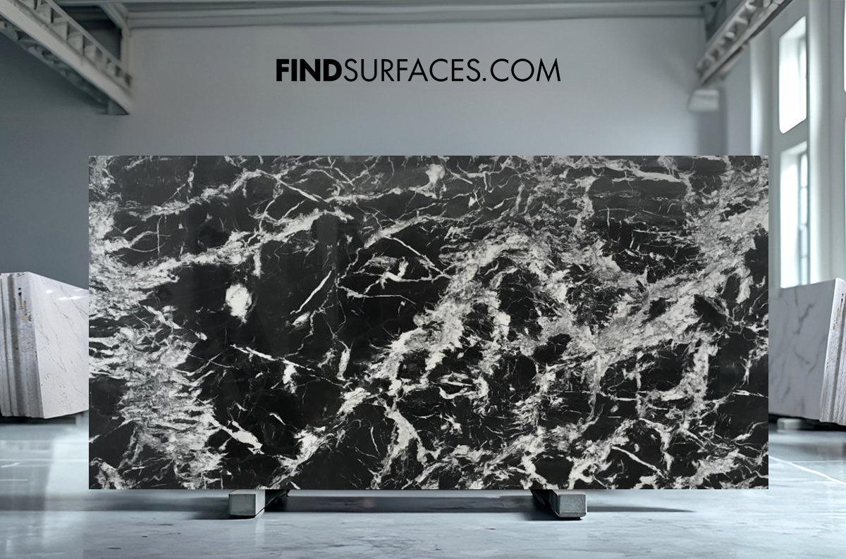 Black Moon Marble Collection - Slabs, Tiles, Worktops, Cut to Size ...