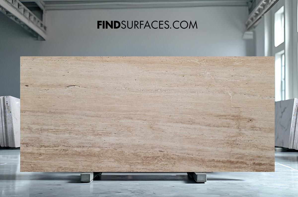 Beige Travertine Slabs - FS3508305 - 3040 x 1580 x 20 mm – Find ...