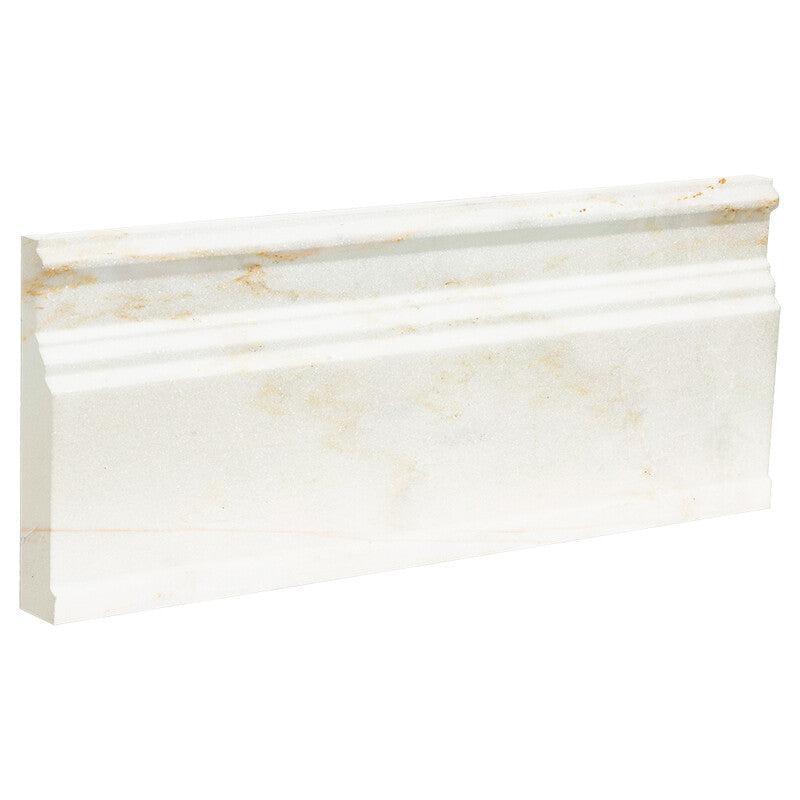 Calacatta Amber Marble Base Skirting - Honed – Find Surfaces Ltd.