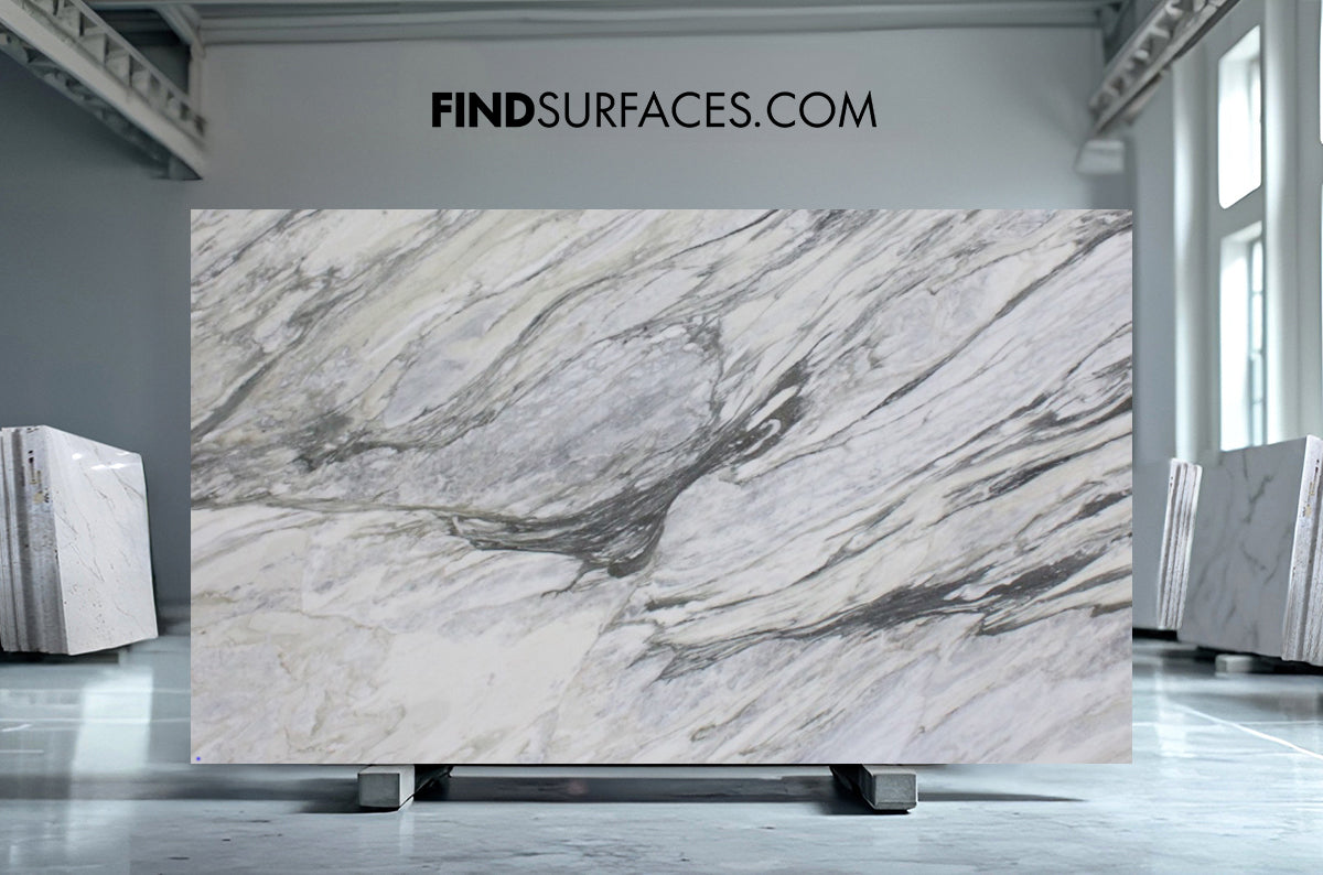 Calacatta Manhattan Marble Slabs - FS76197288 - 3230 x 1850 x 30 mm ...