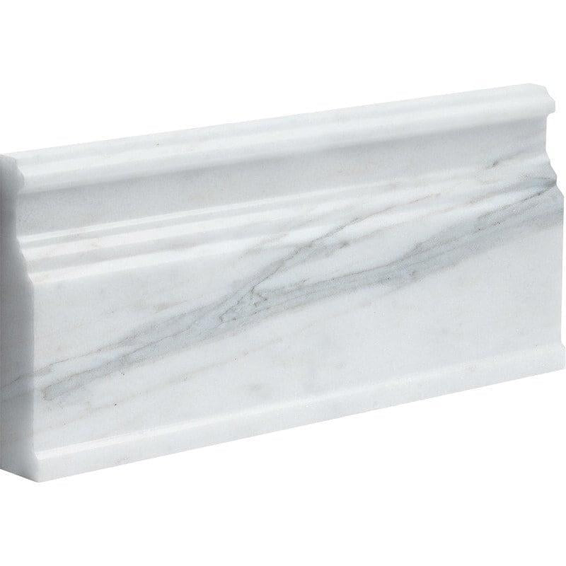 Calacatta Royale Marble Base Skirting - Polished – Find Surfaces Ltd