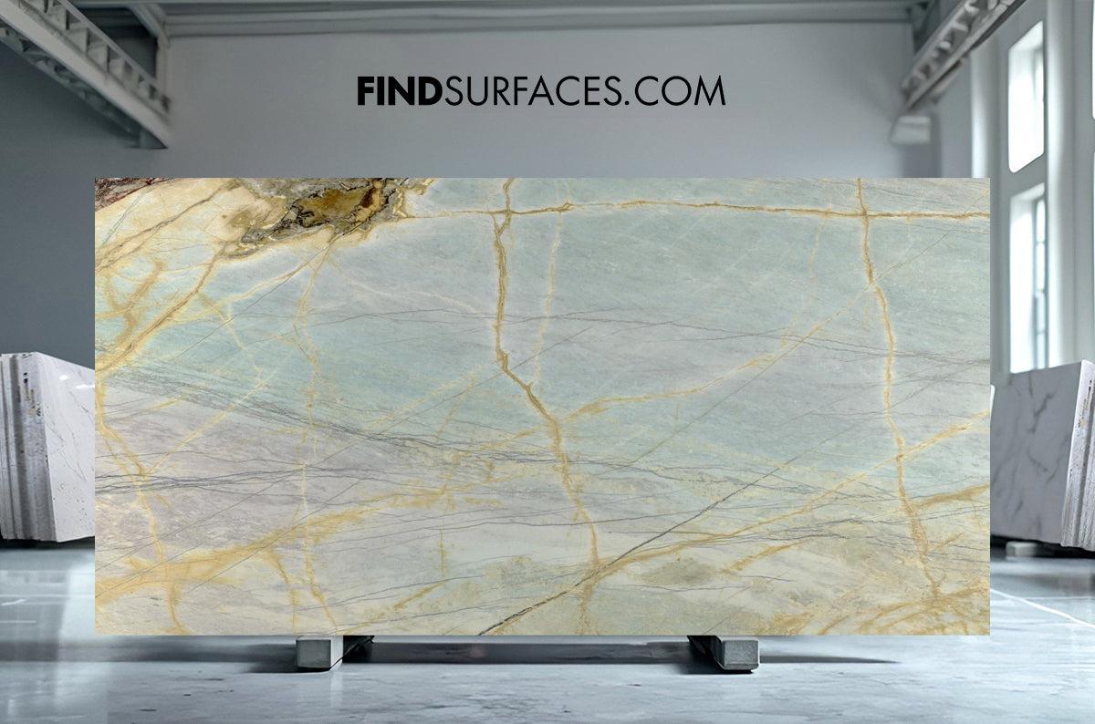 Calacatta Turquoise Marble Slabs - FS7166697 - 2700 x 1800 x 20 mm ...