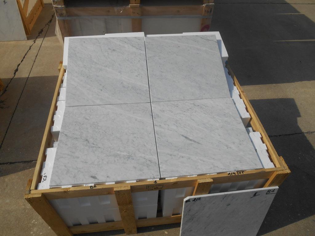 Carrara CD Marble Tiles - Polished – Find Surfaces Ltd