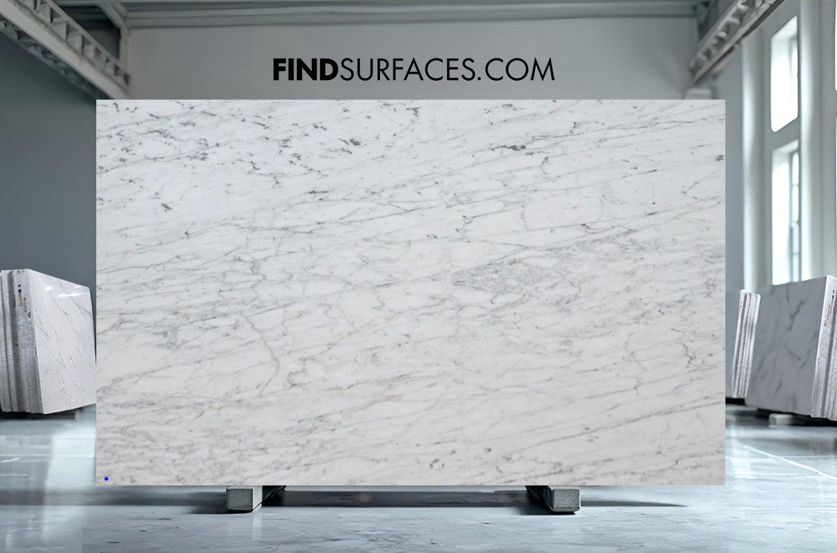 Carrara Marble - Slabs, Tiles, Worktops, Cut to Size – Find Surfaces Ltd