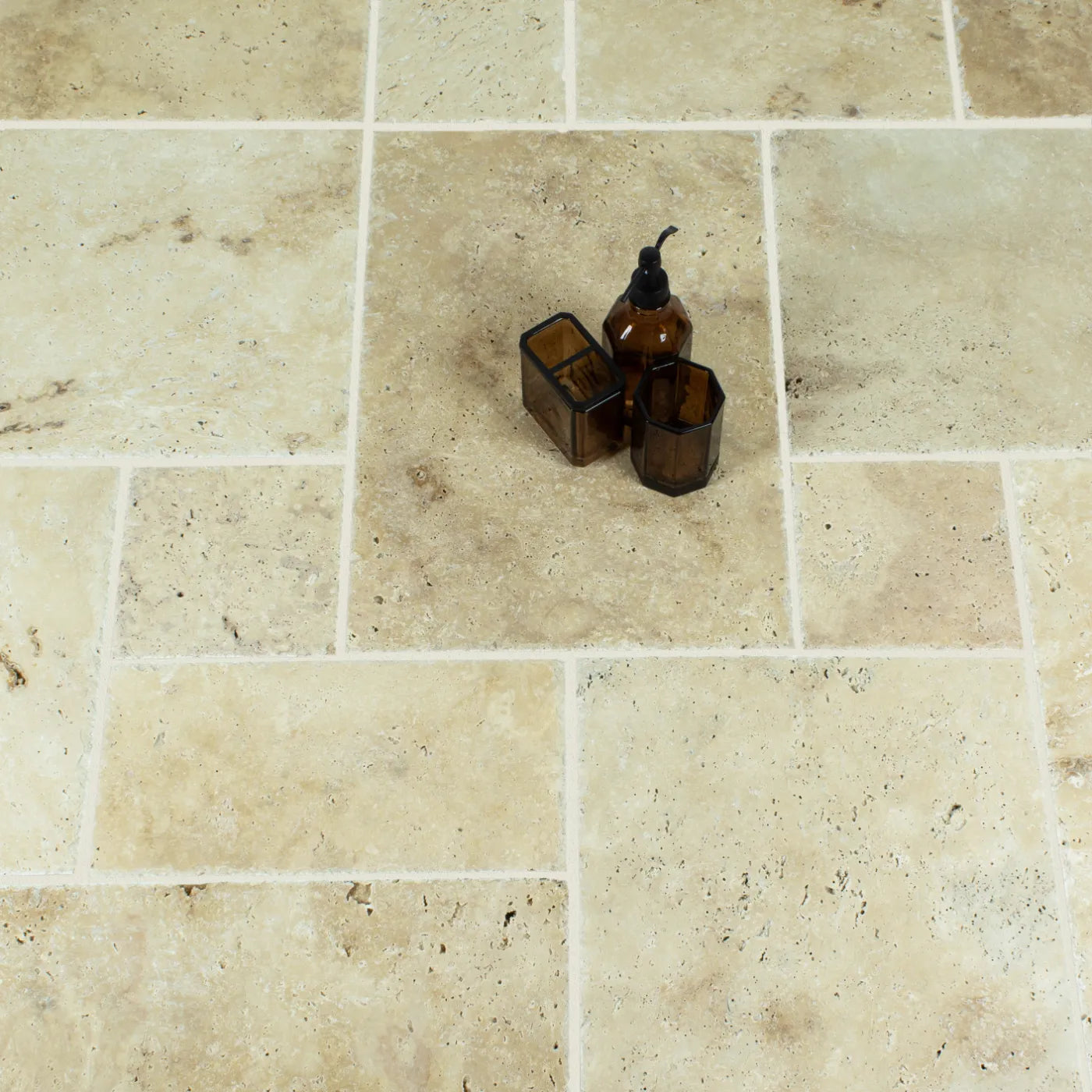 Crema Light Travertine Tiles - Brushed – Find Surfaces Ltd