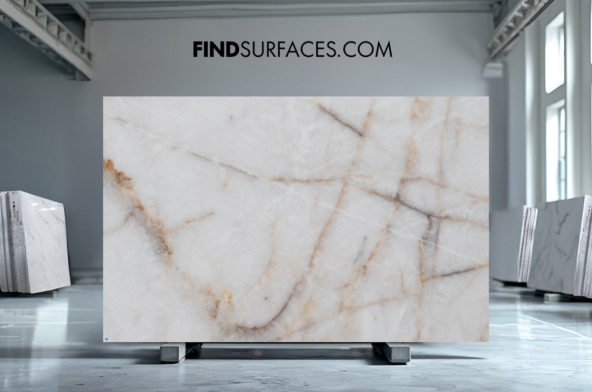 Cristallo Quartzite Slabs - FS35254645 - 3000 x 2020 x 20 mm – Find ...
