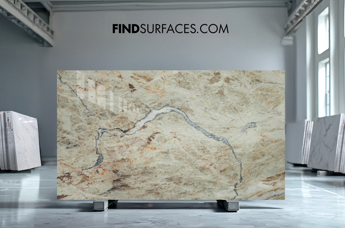 Desert Gold Quartzite Slabs - FS54036611-1 - 3400 x 1980 x 20 mm – Find ...