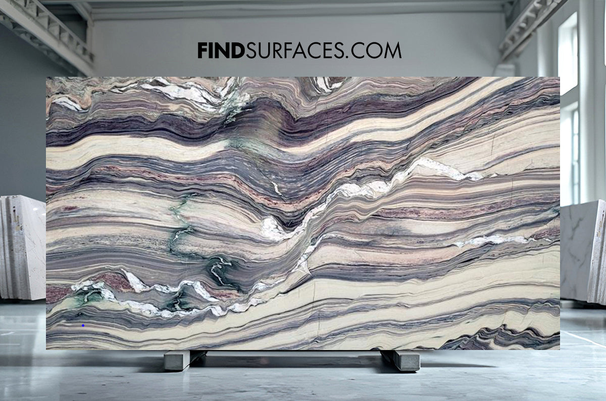 Explosion Blue Quartzite Slabs - FS57914244 - 3300 x 1950 x 20 mm ...