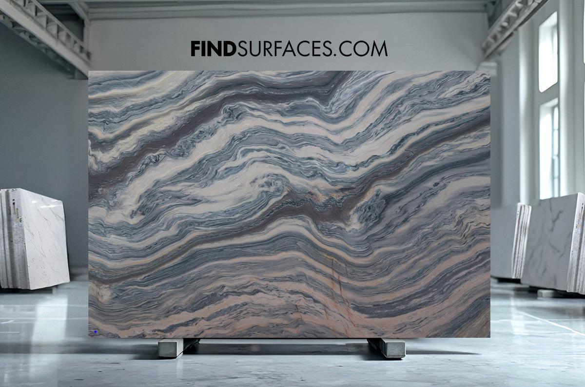 Explosion Blue Quartzite Slabs - FS59207989 - 3100 x 1950 x 20 mm ...