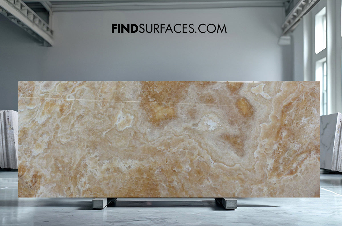 Honey Onyx Slabs - FS65926144 - 2780 x 1100 x 20 mm – Find Surfaces Ltd