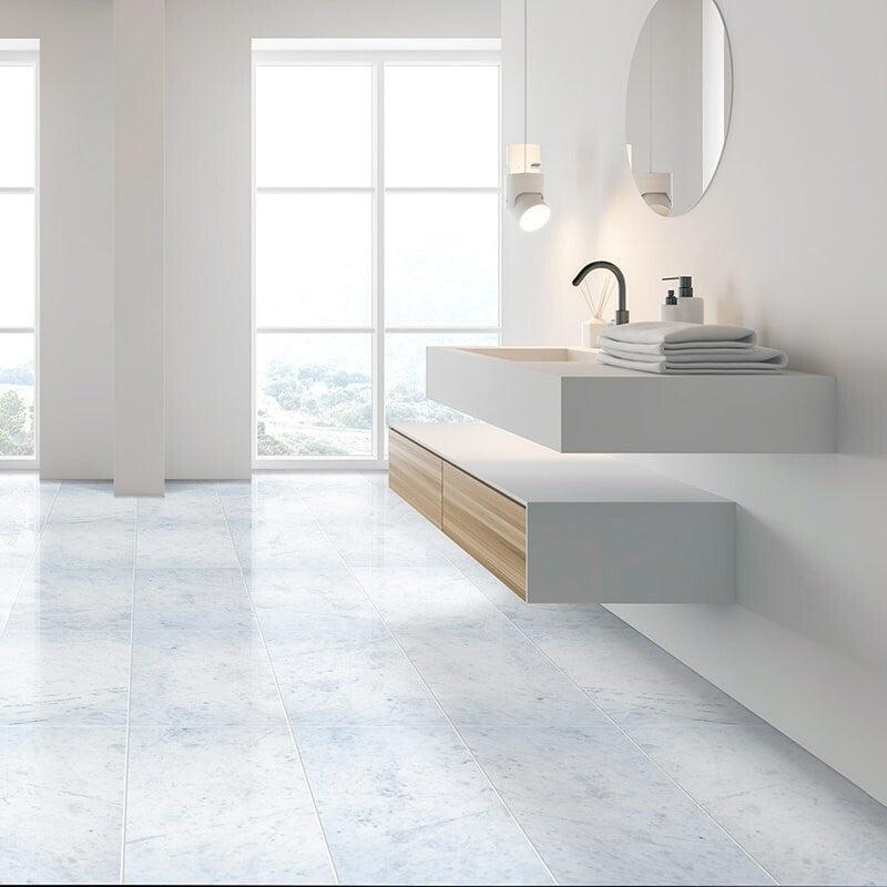 Opal White Marble Tiles - Polished – Find Surfaces Ltd.