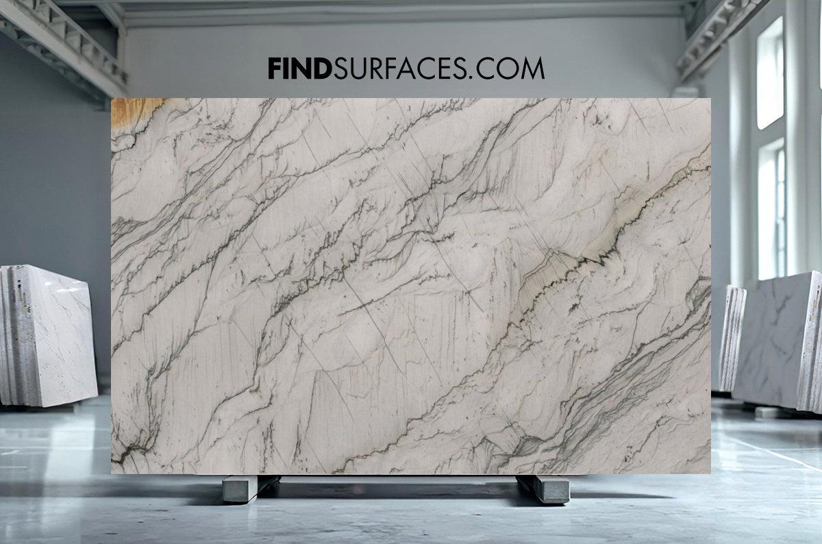 Opus White Quartzite - Slabs, Tiles, Worktops, Cut to Size – Find ...
