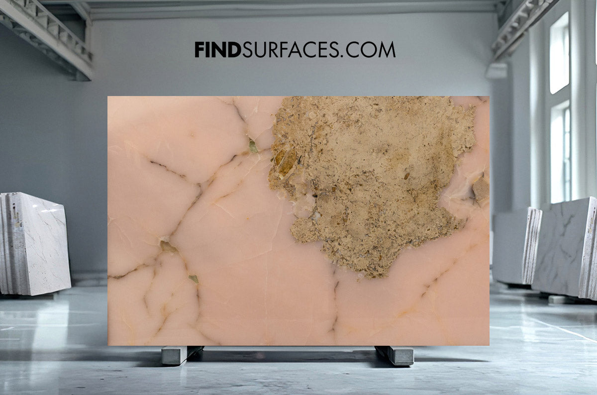 Pink Onyx - Slabs, Tiles, Worktops, Cut to Size – Find Surfaces Ltd