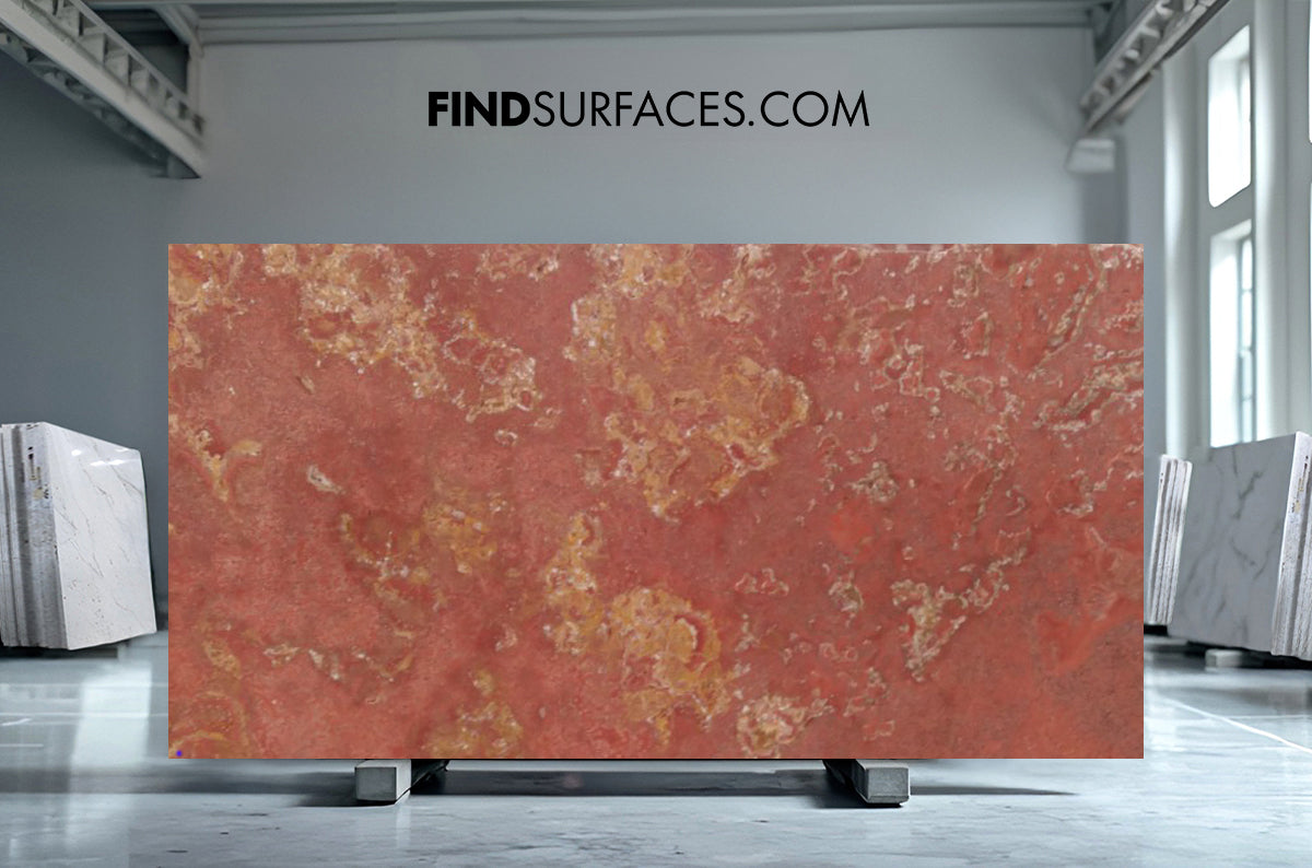 Red Travertine - Slabs, Tiles, Worktops, Cut to Size – Find Surfaces Ltd