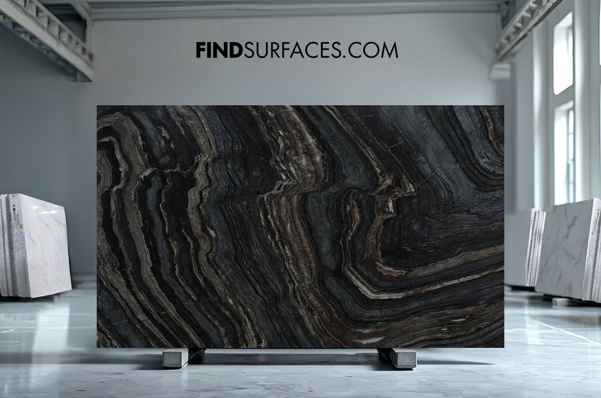 Silver Brown Wave Marble - Slabs, Tiles, Worktops, Cut to Size – Find ...