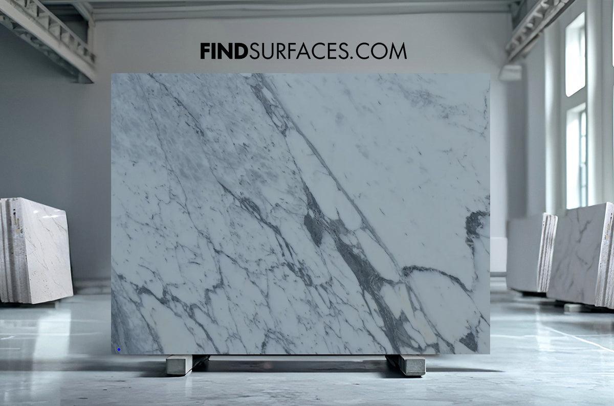Statuario Marble - Slabs, Tiles, Worktops, Cut to Size – Find Surfaces Ltd