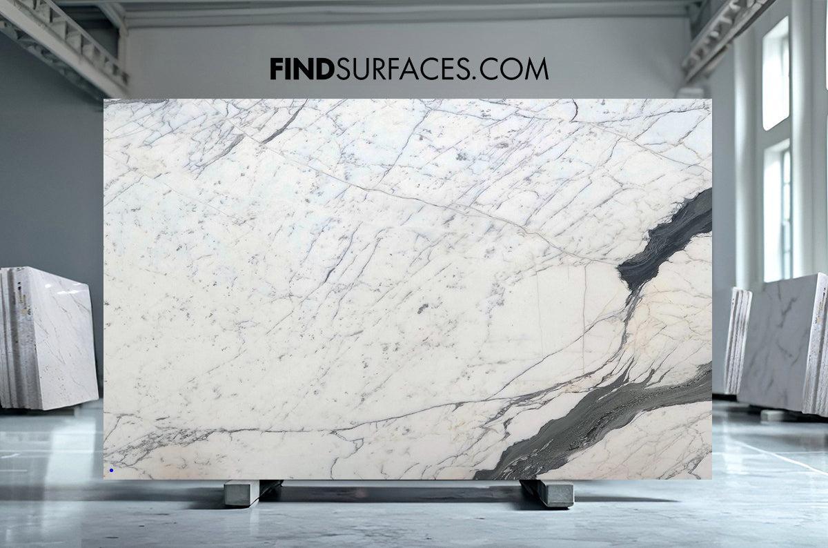 Statuario Marble - Slabs, Tiles, Worktops, Cut to Size – Find Surfaces Ltd