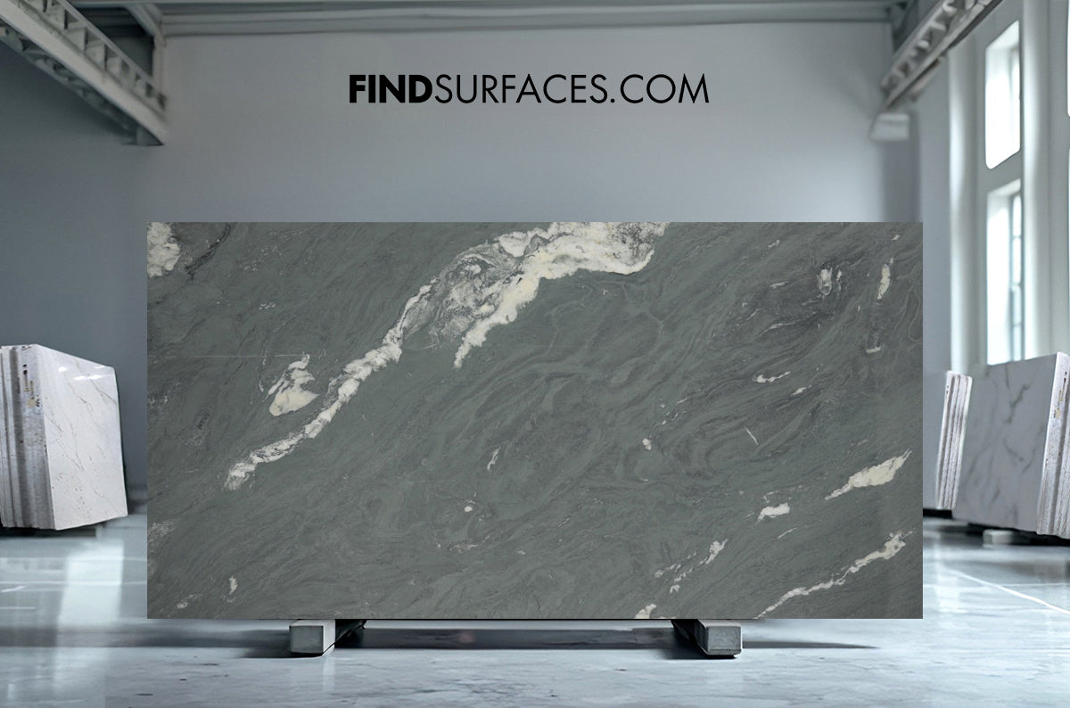 Verde Evo Granite - Slabs, Tiles, Worktops, Cut to Size – Find Surfaces Ltd