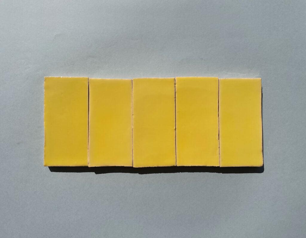 Watercolours Terracotta Rectangle Tiles - 021 - Glossy Translucent ...